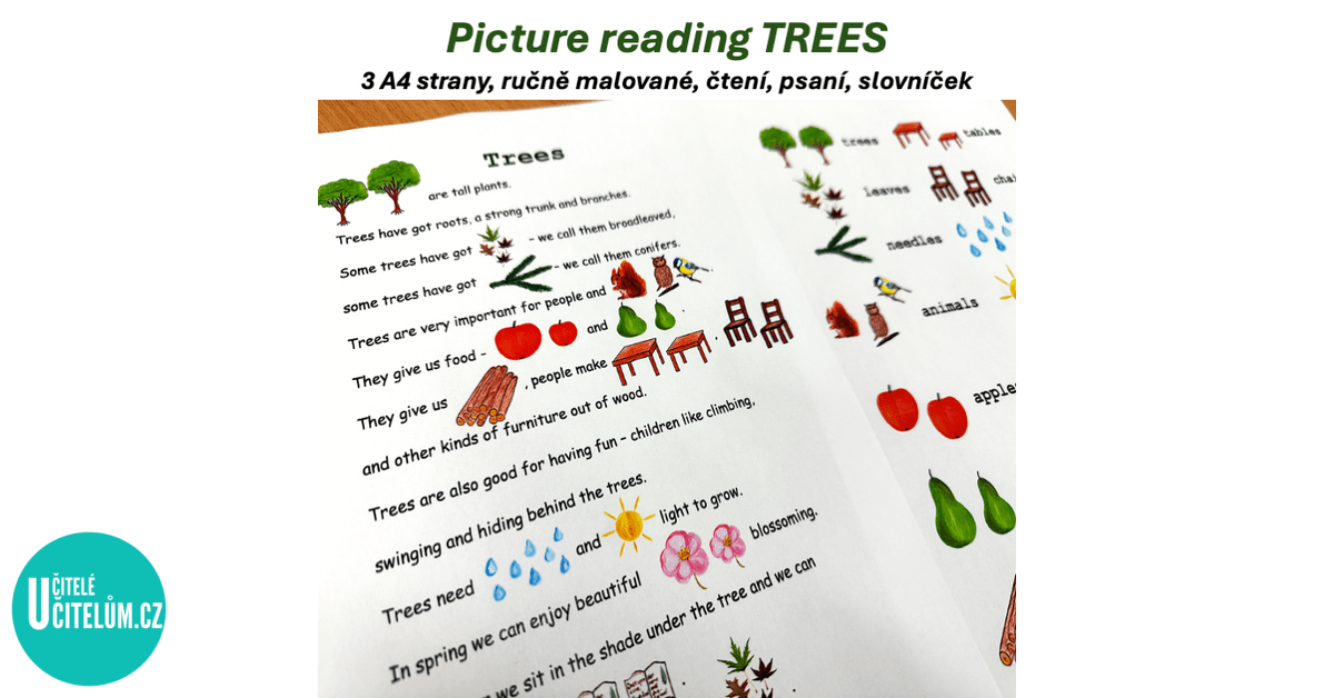 Picture reading - TREES - Anglický jazyk | UčiteléUčitelům.cz