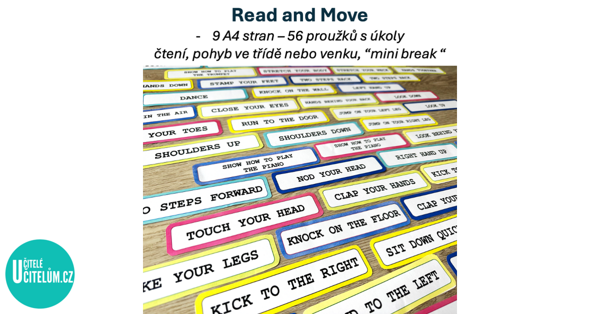 Read and move - Anglický jazyk | UčiteléUčitelům.cz