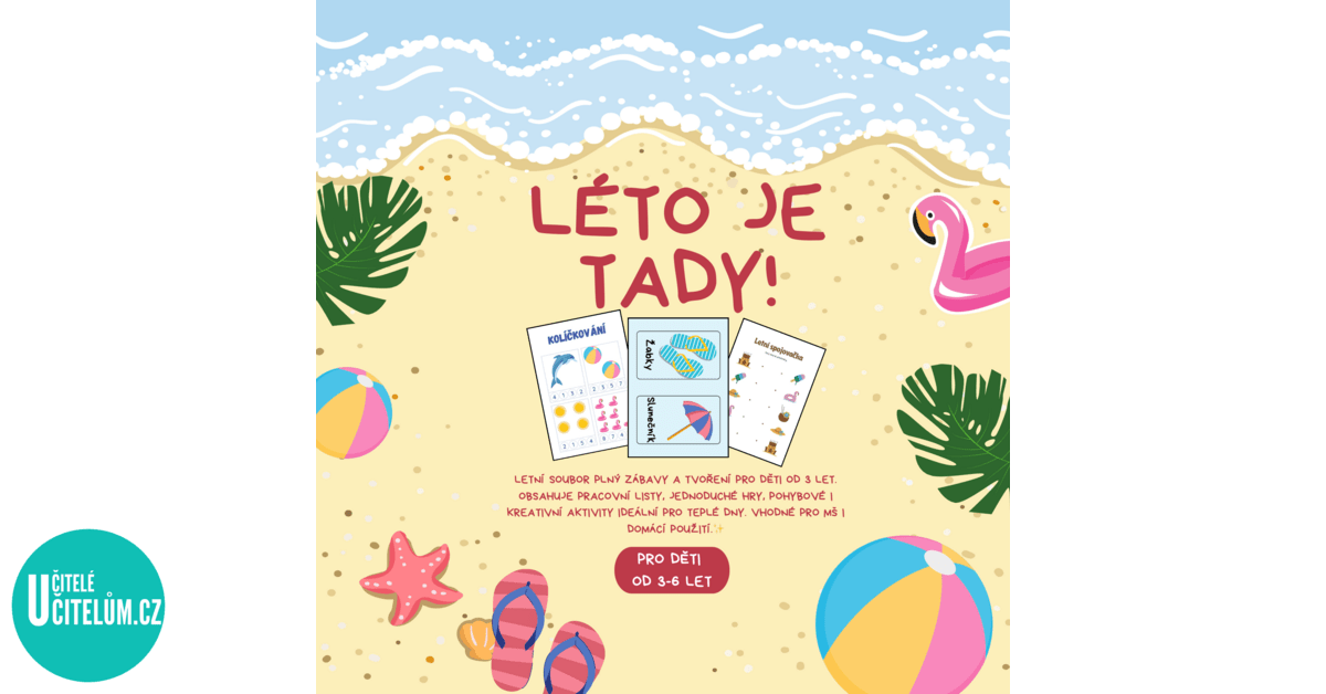 Léto je tady! ☀️ - Nezařazené k předmětu | UčiteléUčitelům.cz