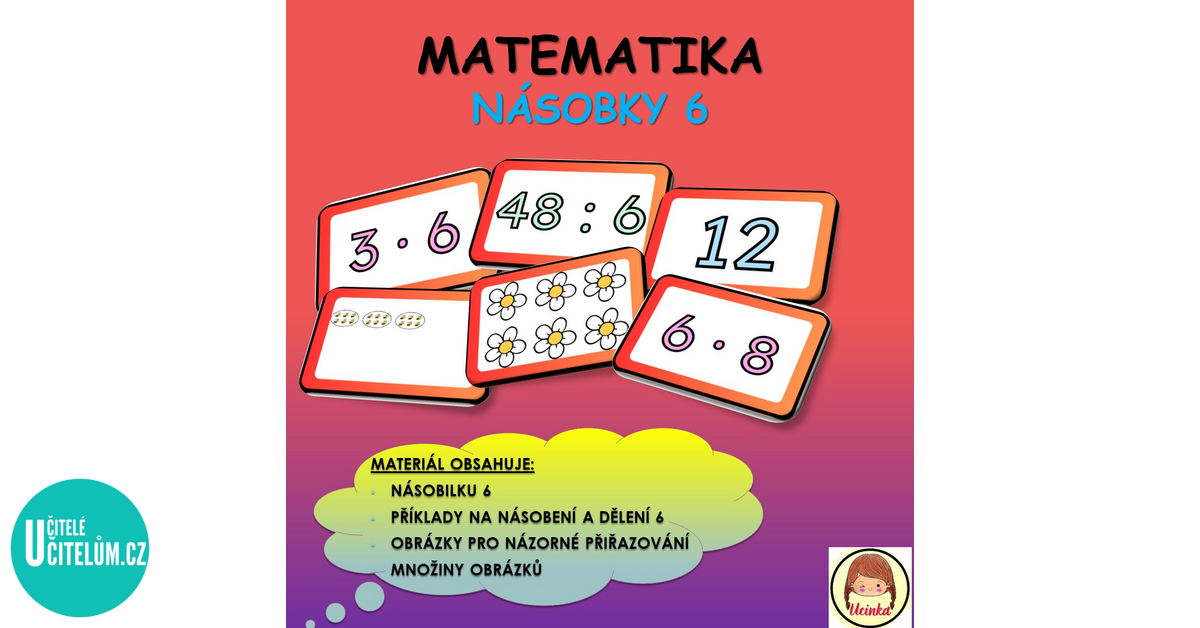 Násobilka 6 - Matematika | UčiteléUčitelům.cz