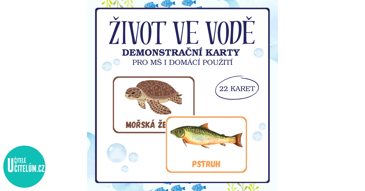 Život ve vodě – demonstrační karty - Nezařazené k předmětu ...
