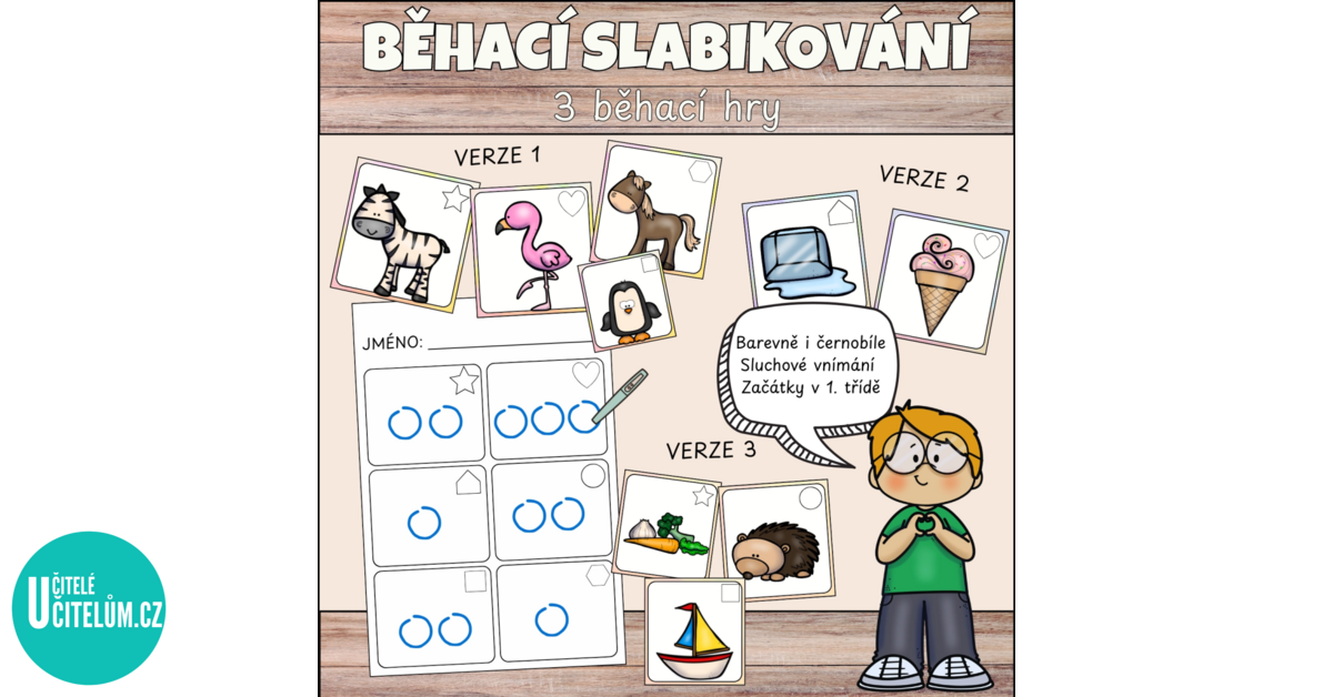 Běhací slabikování - počet slabik, délky slabik - Český jazyk ...