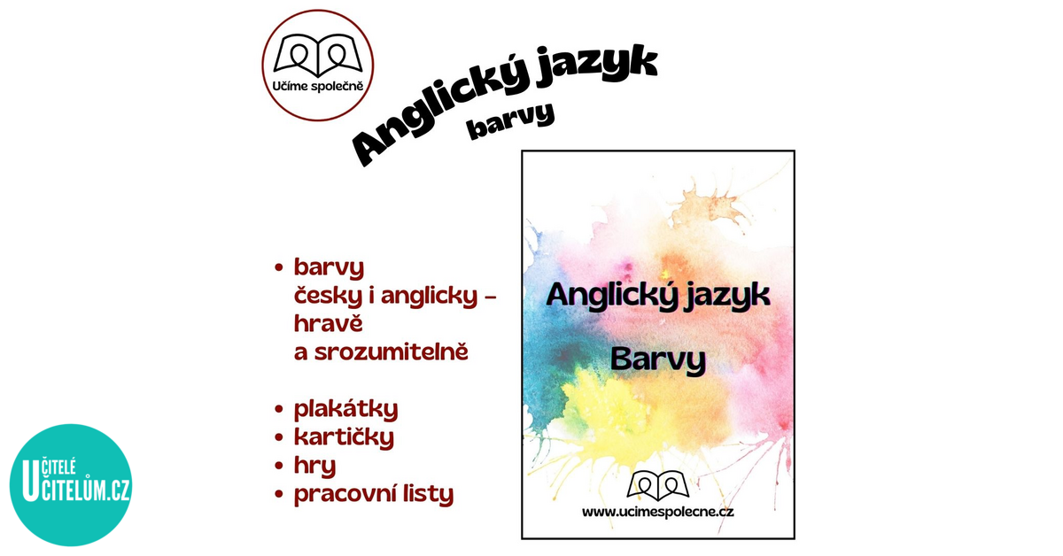 Anglický jazyk - barvy - Anglický jazyk | UčiteléUčitelům.cz
