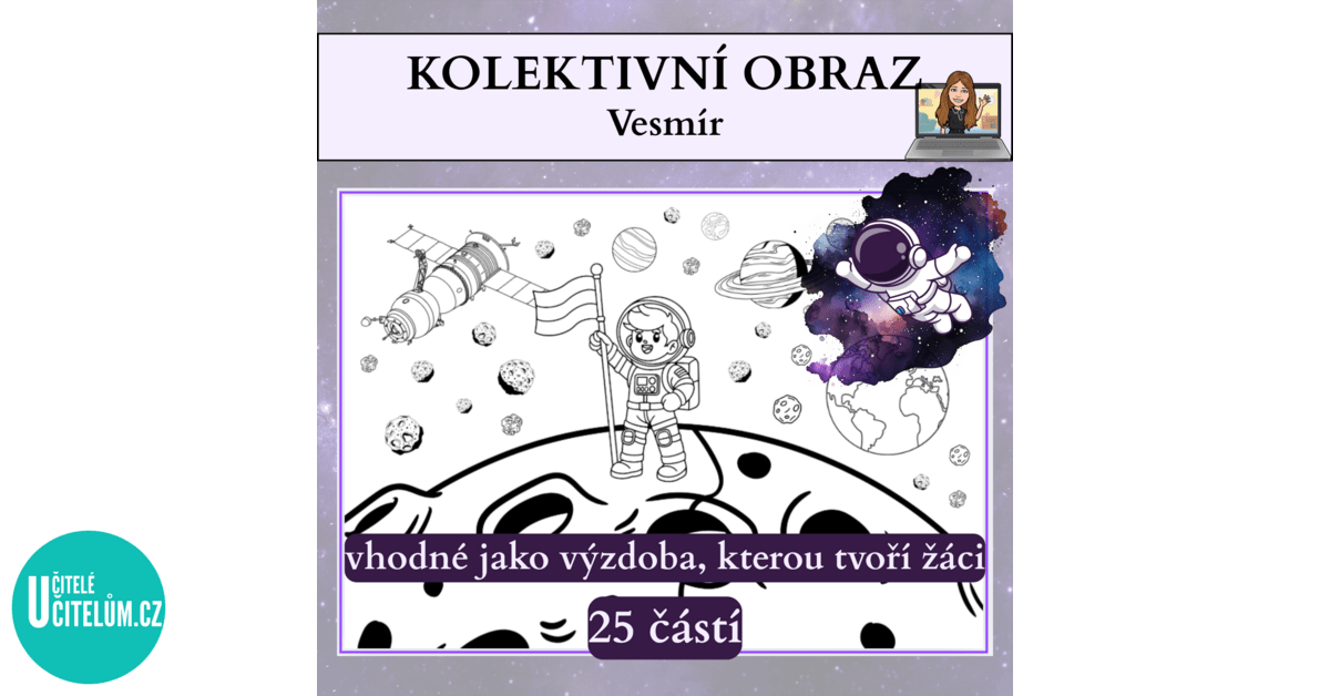 kooperativní obraz - vesmír - Pracovní činnosti | UčiteléUčitelům.cz