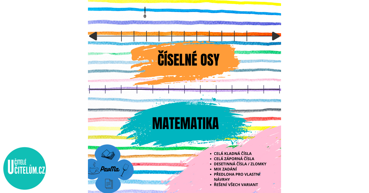 MATEMATIKA: Číselné osy - záznam čísel (s nulou i bez nuly ...