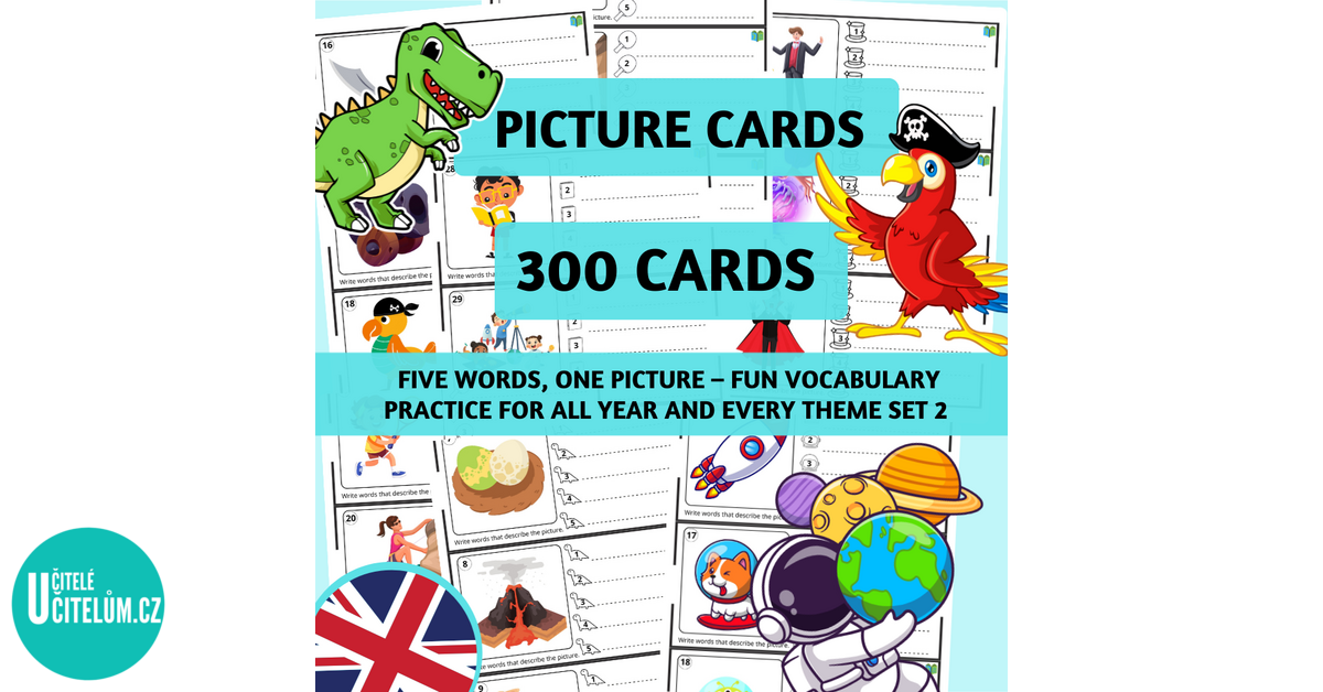 Five words, one picture – vocabulary, writing, speaking practice SET 2 ...