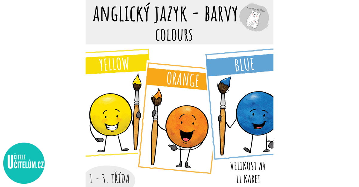 Anglický jazyk - barvy (colours) - Anglický jazyk | UčiteléUčitelům.cz