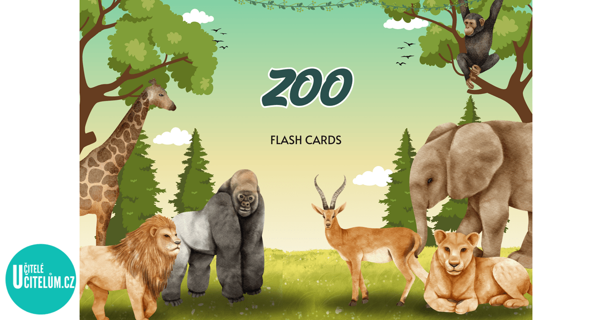 ZOO - flash cards - Anglický jazyk | UčiteléUčitelům.cz
