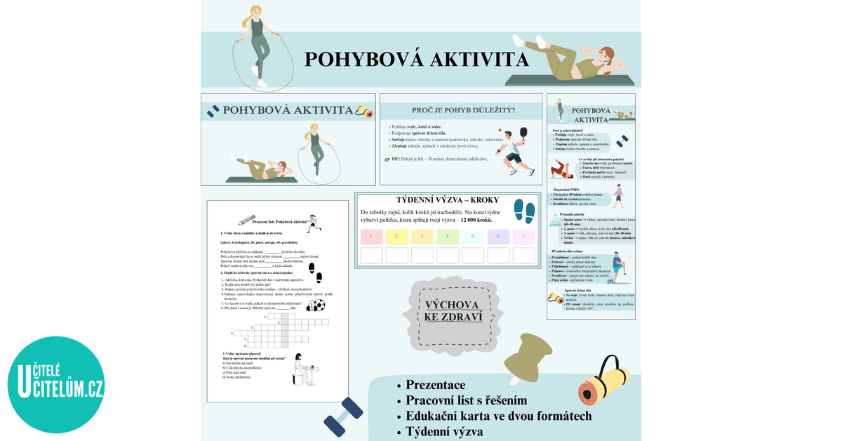Pohybová aktivita - Občanská výchova | UčiteléUčitelům.cz