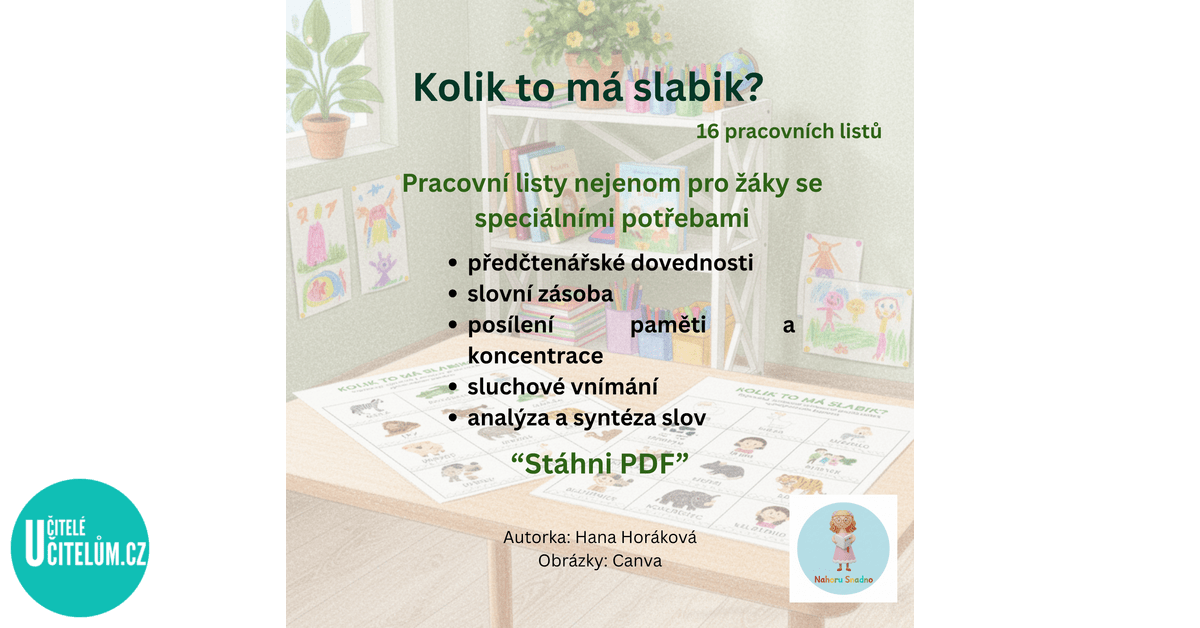 Kolik to má slabik? - Český jazyk | UčiteléUčitelům.cz