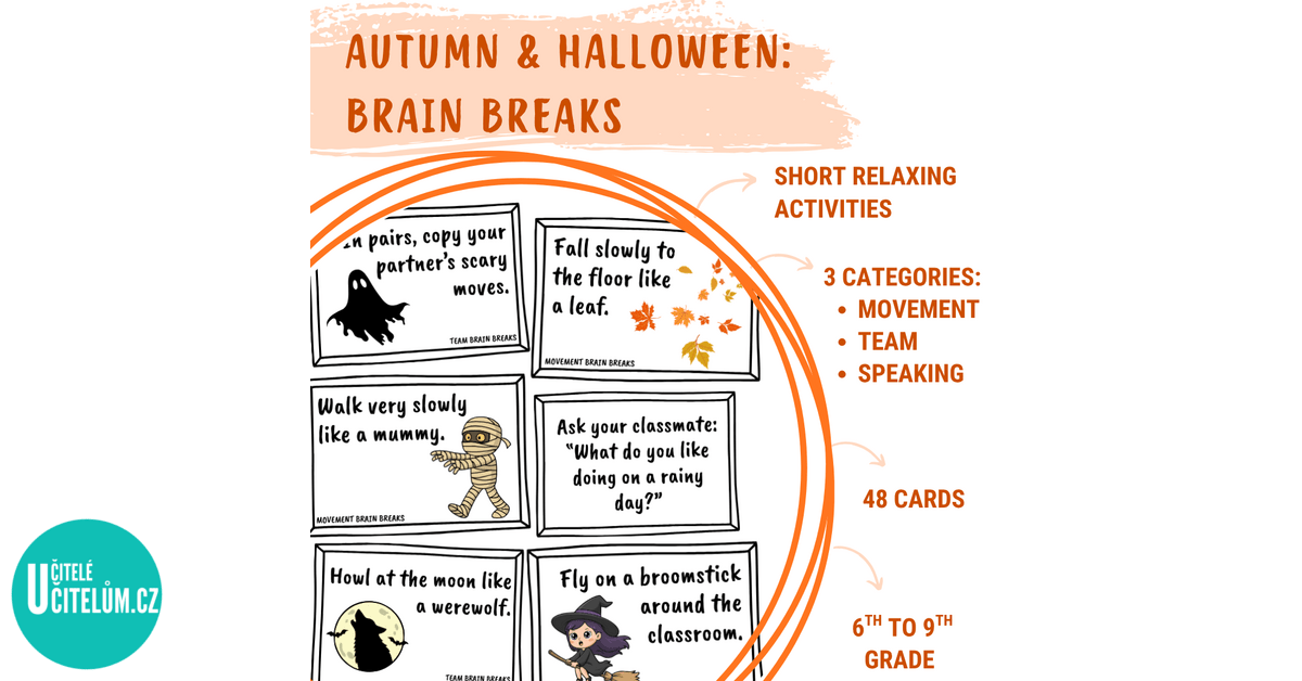 Autumn & Halloween - Brain breaks - Anglický jazyk | UčiteléUčitelům.cz