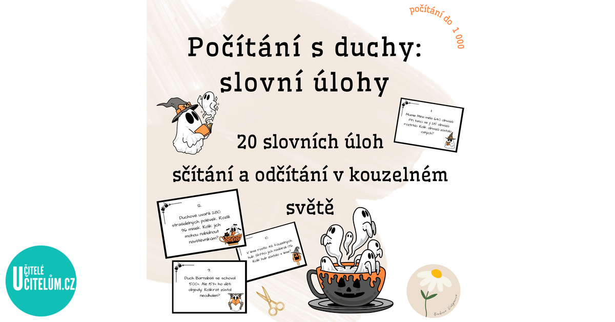 Počítáme s duchy: slovní úlohy - Matematika | UčiteléUčitelům.cz