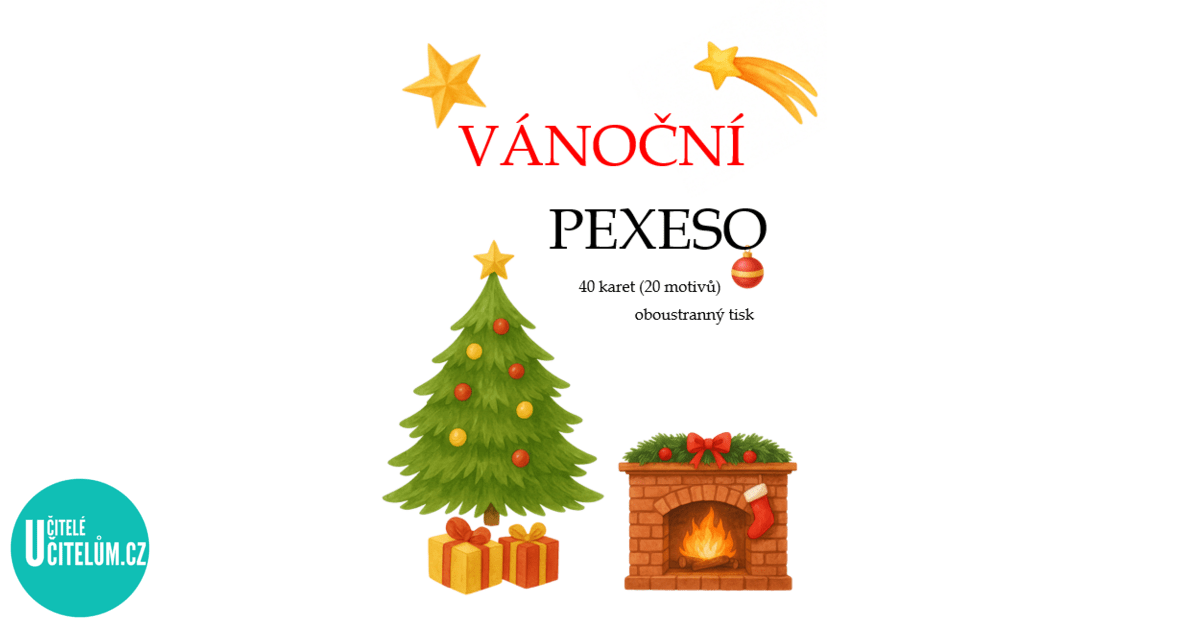 Vánoční PEXESO - Nezařazené k předmětu | UčiteléUčitelům.cz