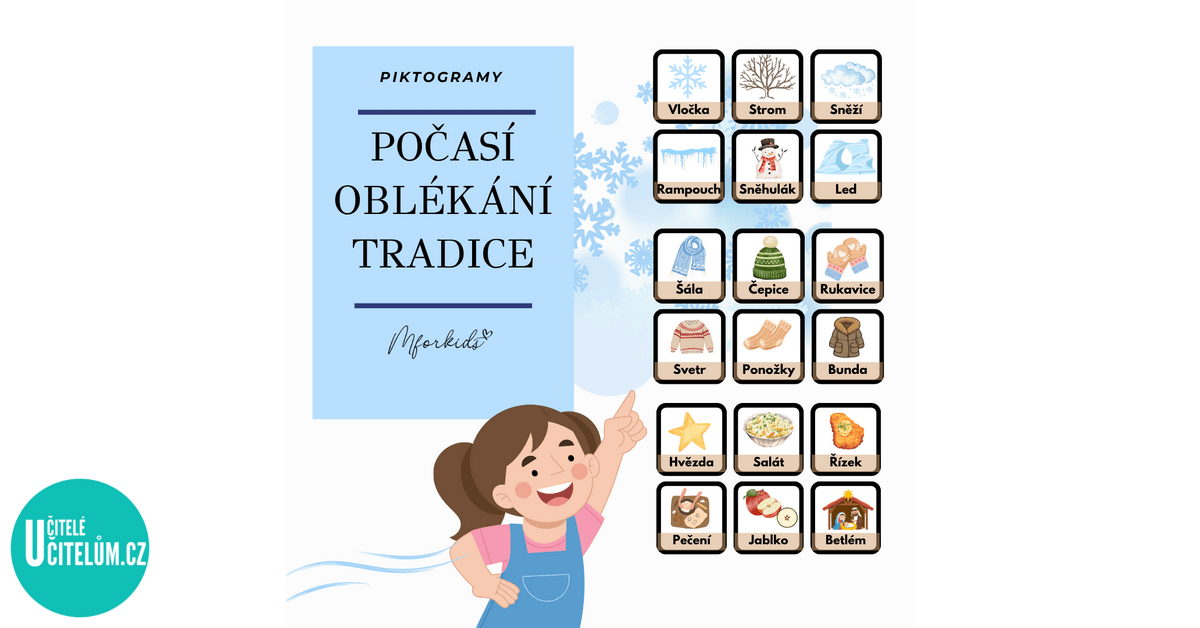PIKTOGRAMY ZIMA - POČASÍ, OBLÉKÁNÍ, ZVYKY A TRADICE - Nezařazené k ...
