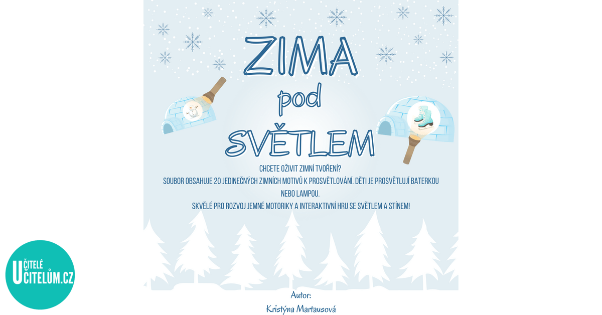 Zima pod světlem - 20 prosvětlovacích obrázků - Nezařazené k předmětu ...