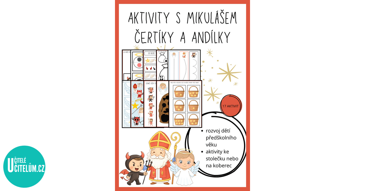 AKTIVITY S MIKULÁŠEM, ČERTÍKY A ANDÍLKY - Nezařazené k předmětu ...