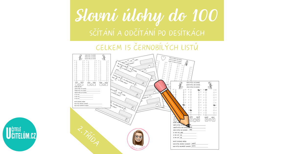 Slovní úlohy do 100 – počítání s desítkami - Matematika ...