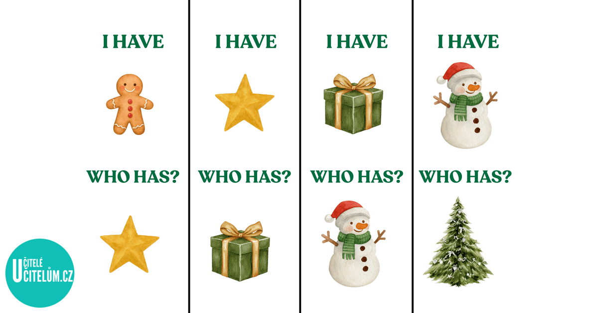 Christmas I have - Who has? - Anglický jazyk | UčiteléUčitelům.cz