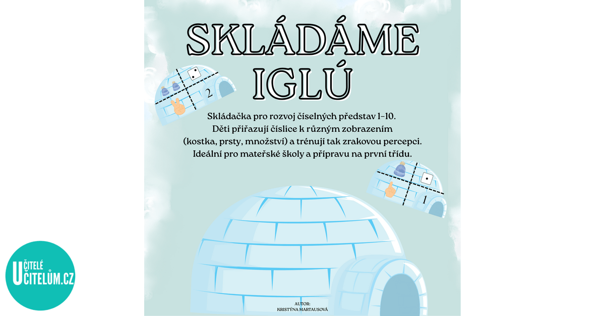 Skládáme iglú - Číselné puzzle - Nezařazené k předmětu | UčiteléUčitelům.cz