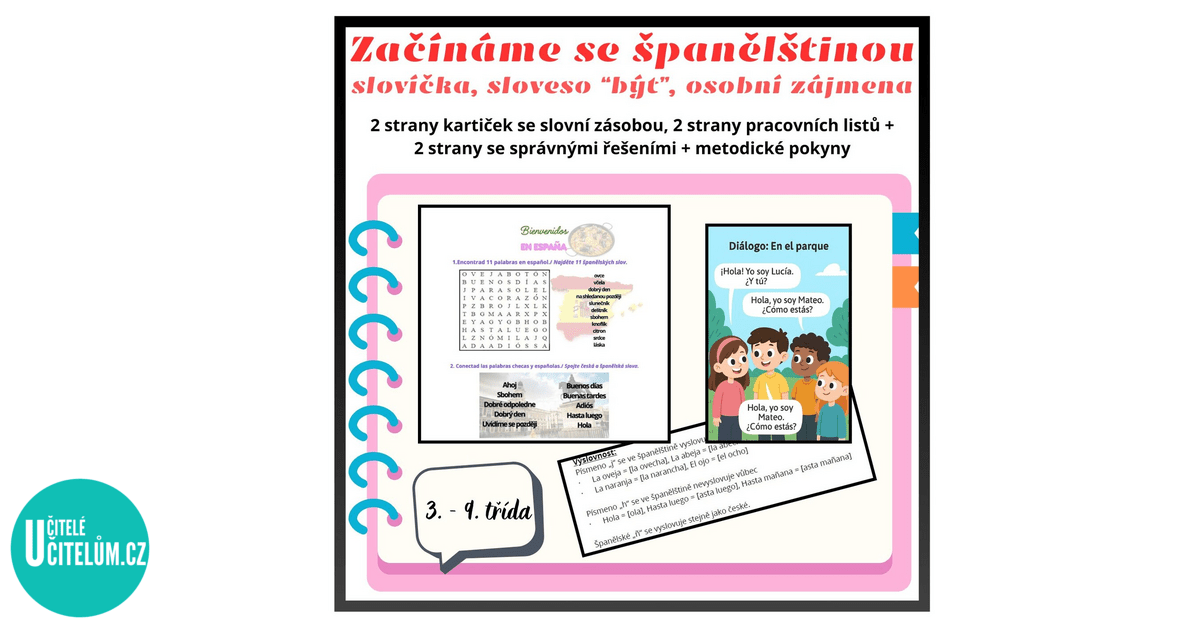 Začínáme se španělštinou 2 - slovíčka, sloveso "být", osobní zájmena ...