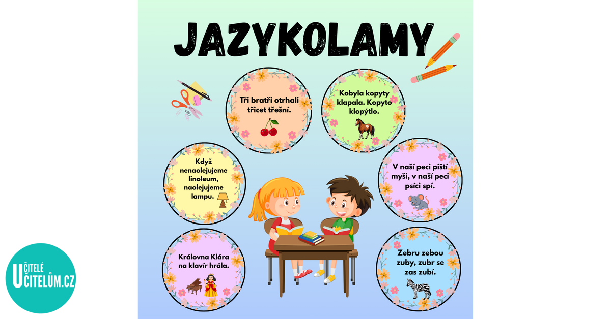 Jazykolamy pro děti - Český jazyk | UčiteléUčitelům.cz
