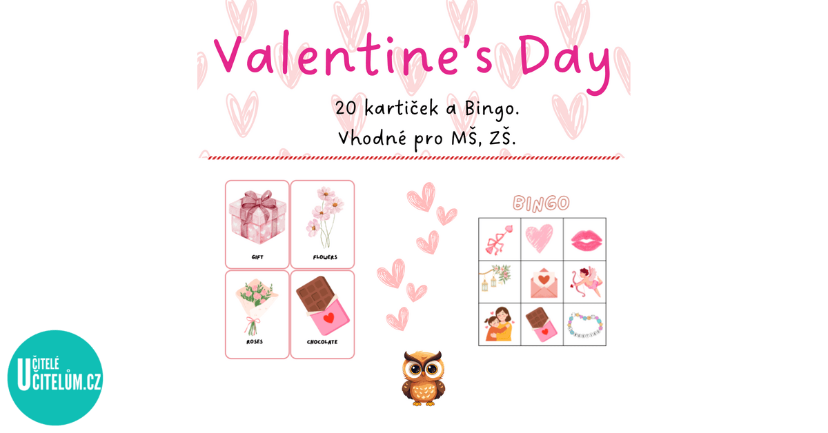 Valentyne´s day - flashcards - Anglický jazyk | UčiteléUčitelům.cz