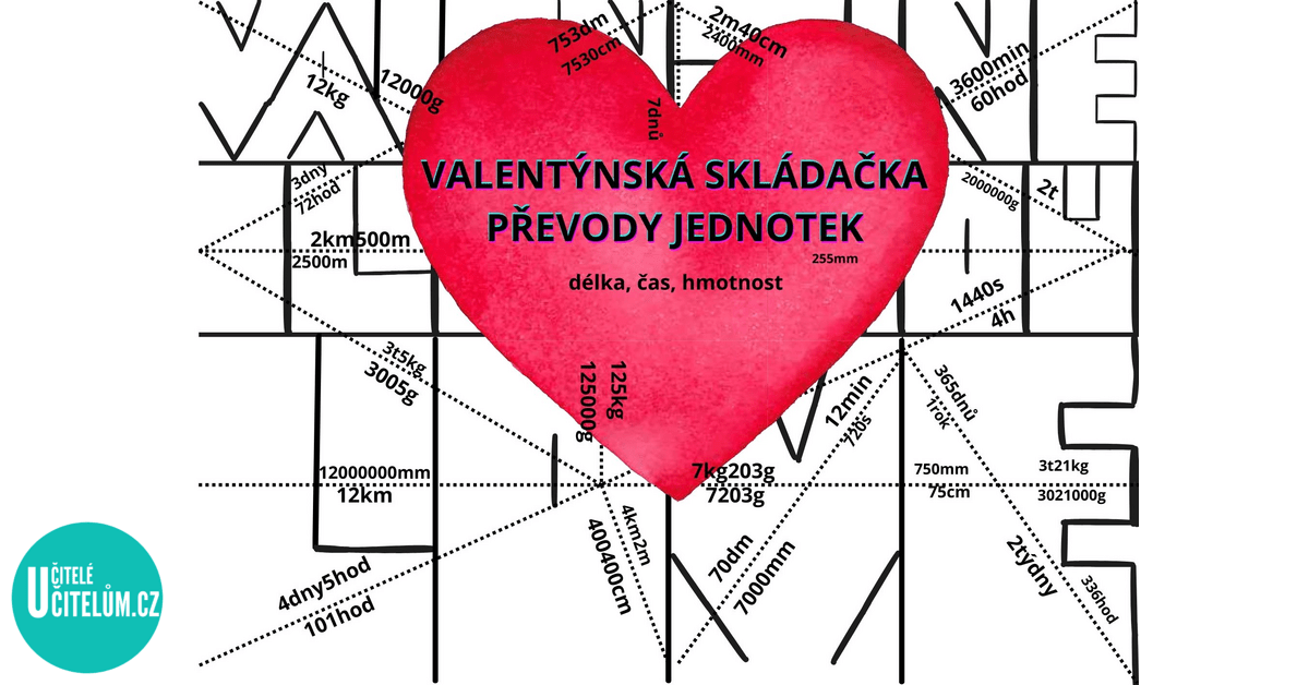 Sv. Valentýn - převody jednotek - Matematika | UčiteléUčitelům.cz