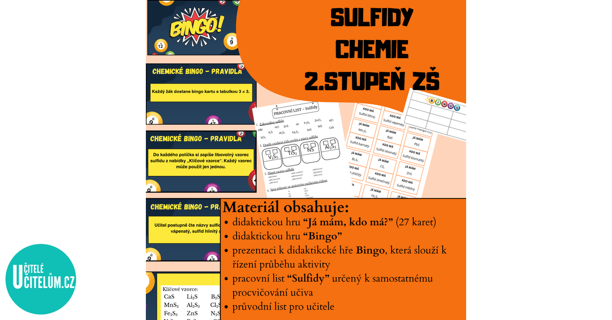 Sulfidy - Chemie | UčiteléUčitelům.cz