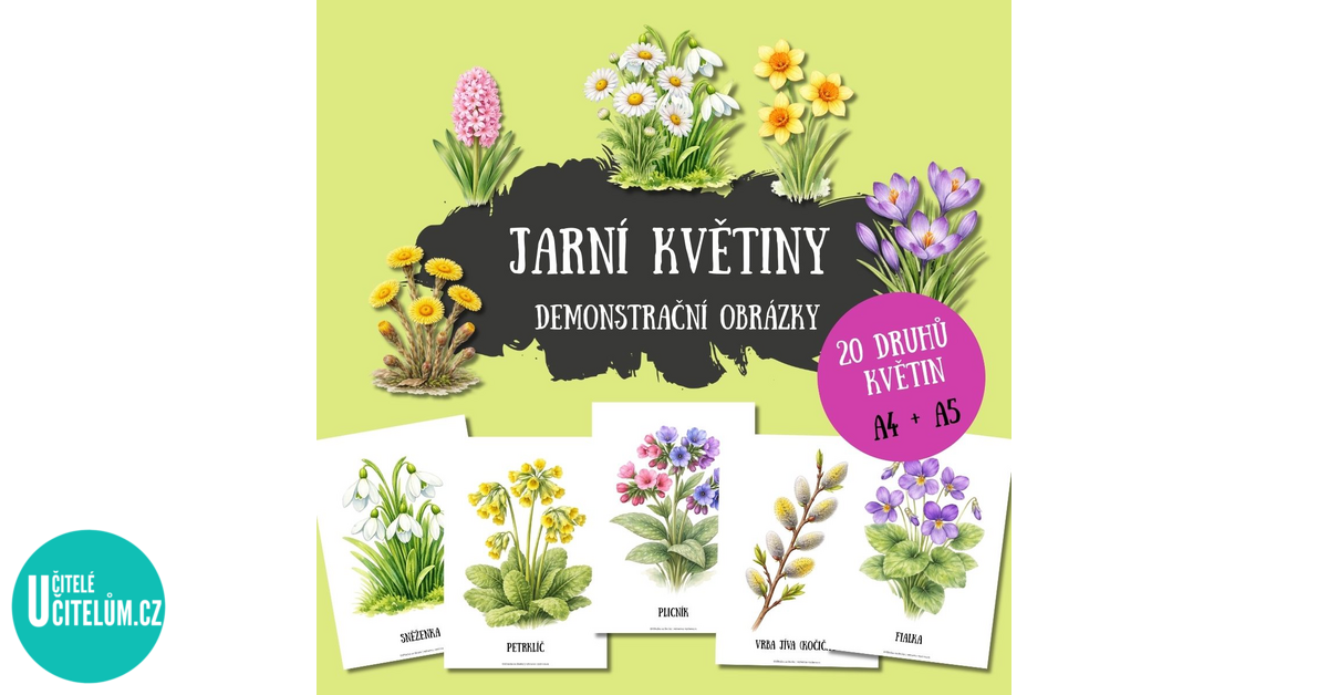 Jarní květiny - demonstrační obrázky - Přírodověda | UčiteléUčitelům.cz