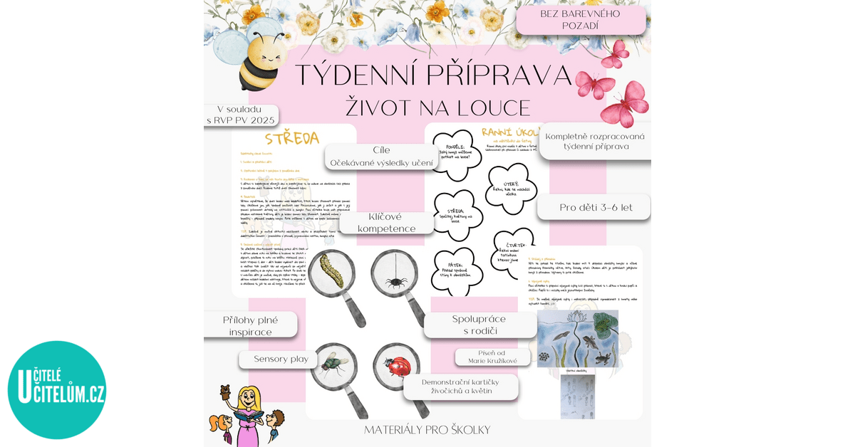 Týdenní příprava - Život na louce (bez barevného pozadí) - Nezařazené k ...